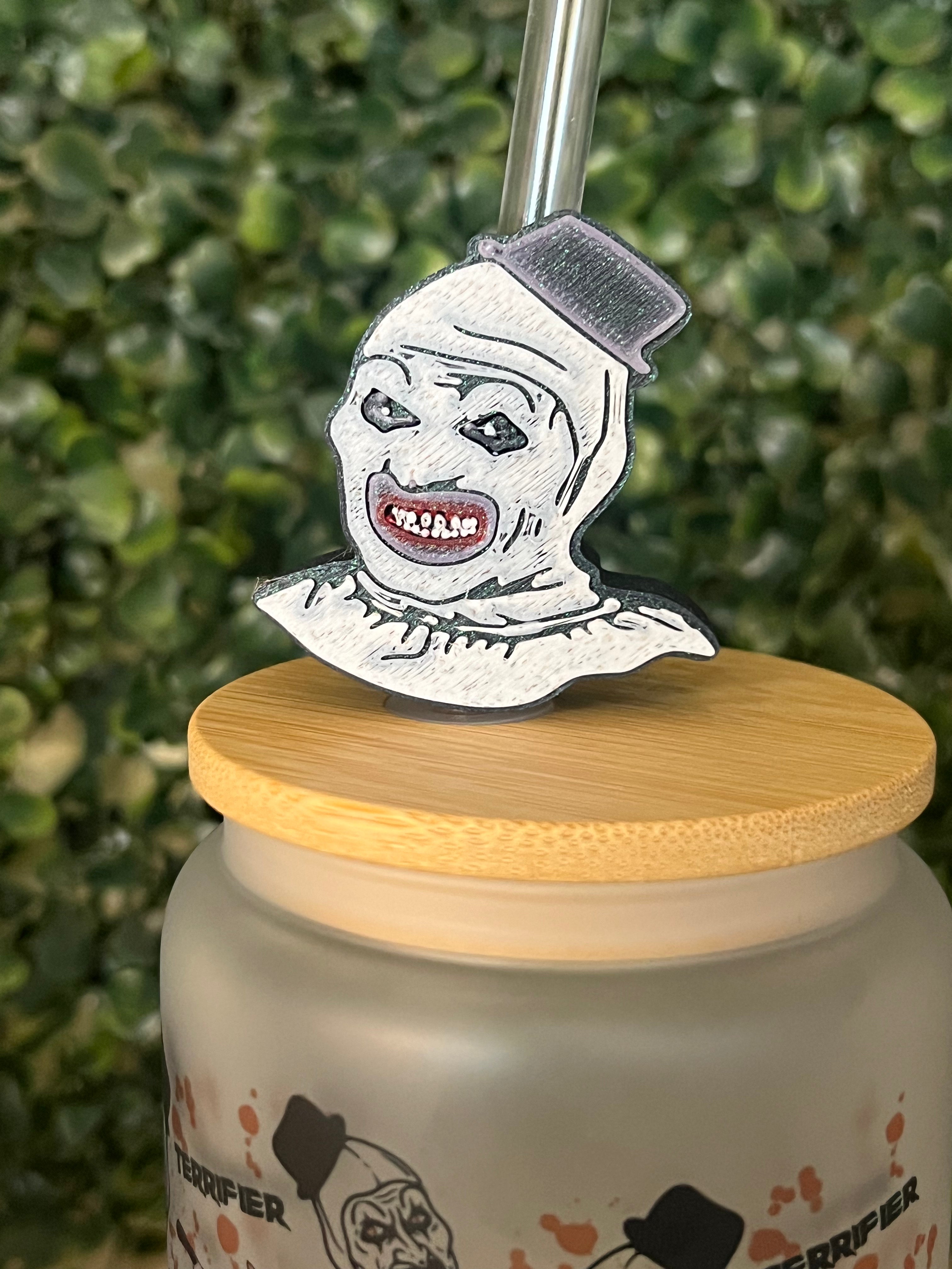 Clown Straw Topper – The Spooky Box